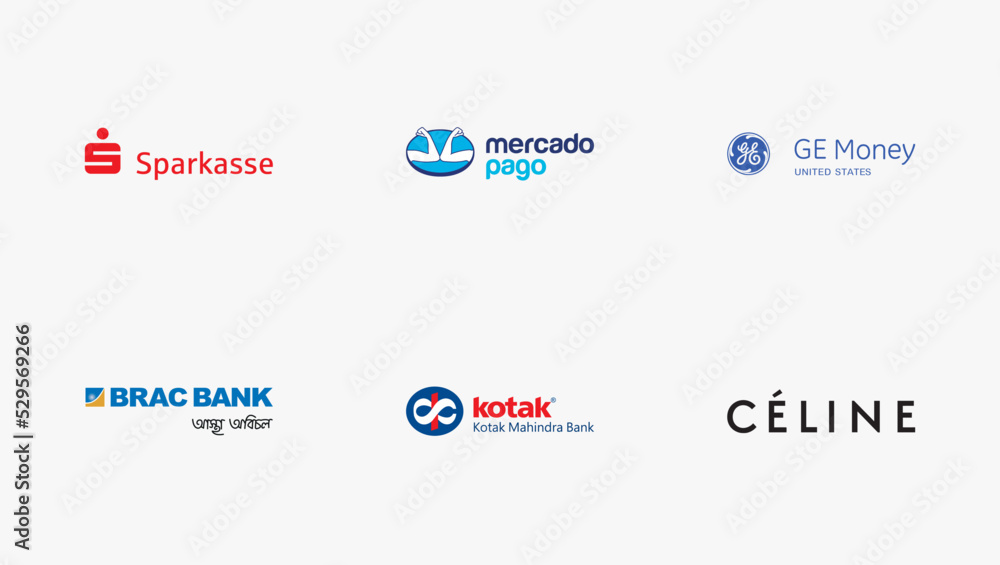Top finance company logos. Official logo collection of Sparkasse, Brac Bank, Kotak Mahindra Bank ...