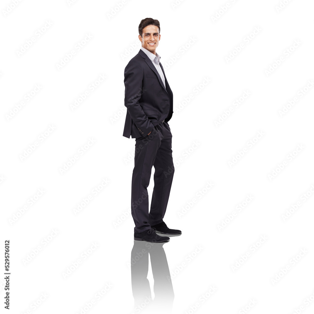 Suit, corporate fashion for business and an Indian man looking ...