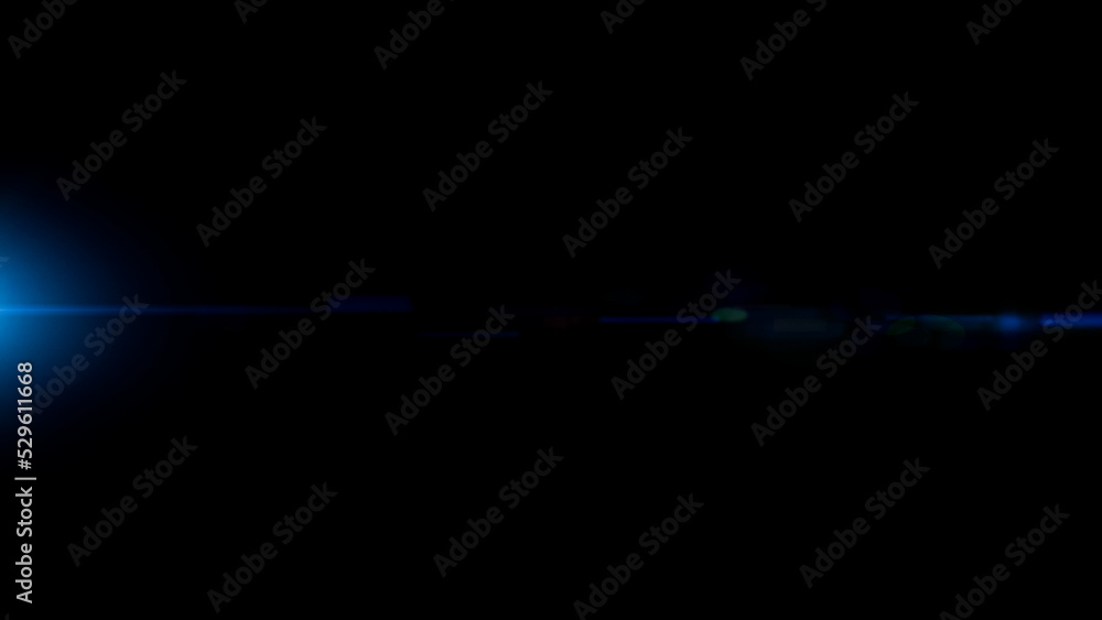 Anamorphic Light Leak Master Prime Lens Flares Glowing isolated on a ...