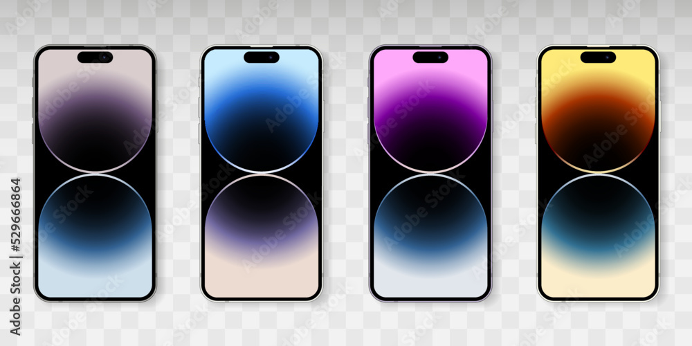 Apple iPhone 14 Pro and Apple iPhone 14 Max. Smart phone. Different ...