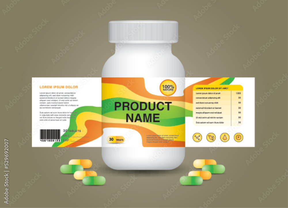 supplement bottle Packaging, Cosmetic packaging. product design. Beauty ...