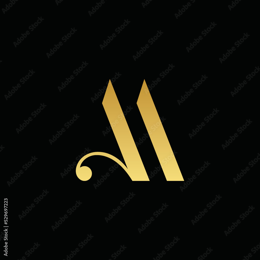 AM, MA Alphabet Letters Logo Monogram. Stock Vector | Adobe Stock