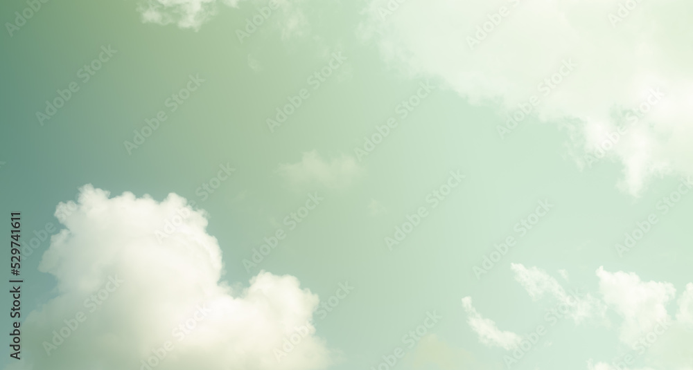 Green sky white cloud background. sunlight day with sky wallpaper ...