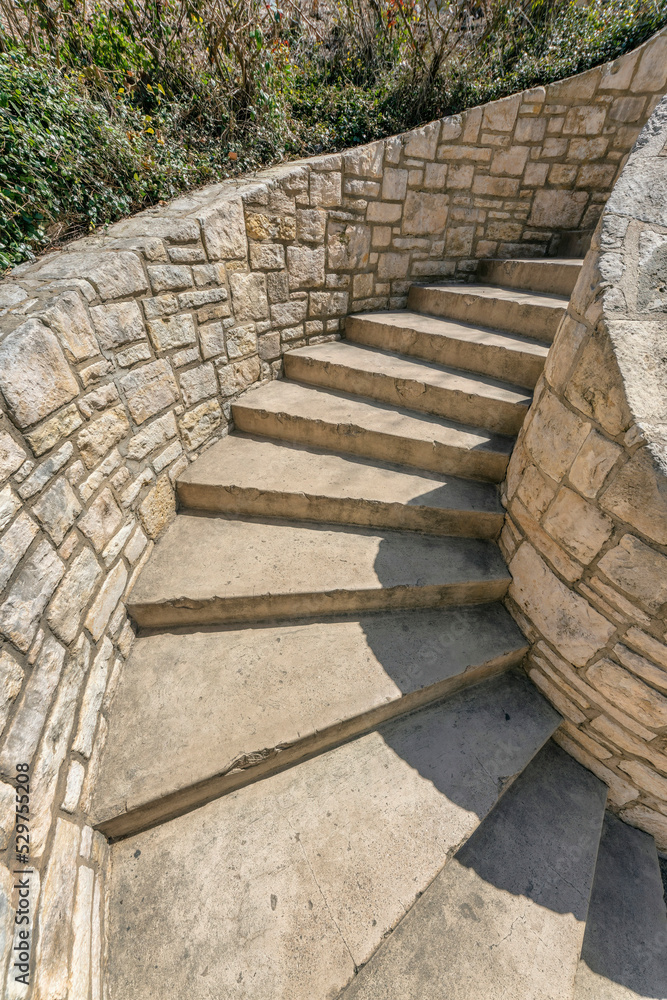 Exterior Stone Stairways