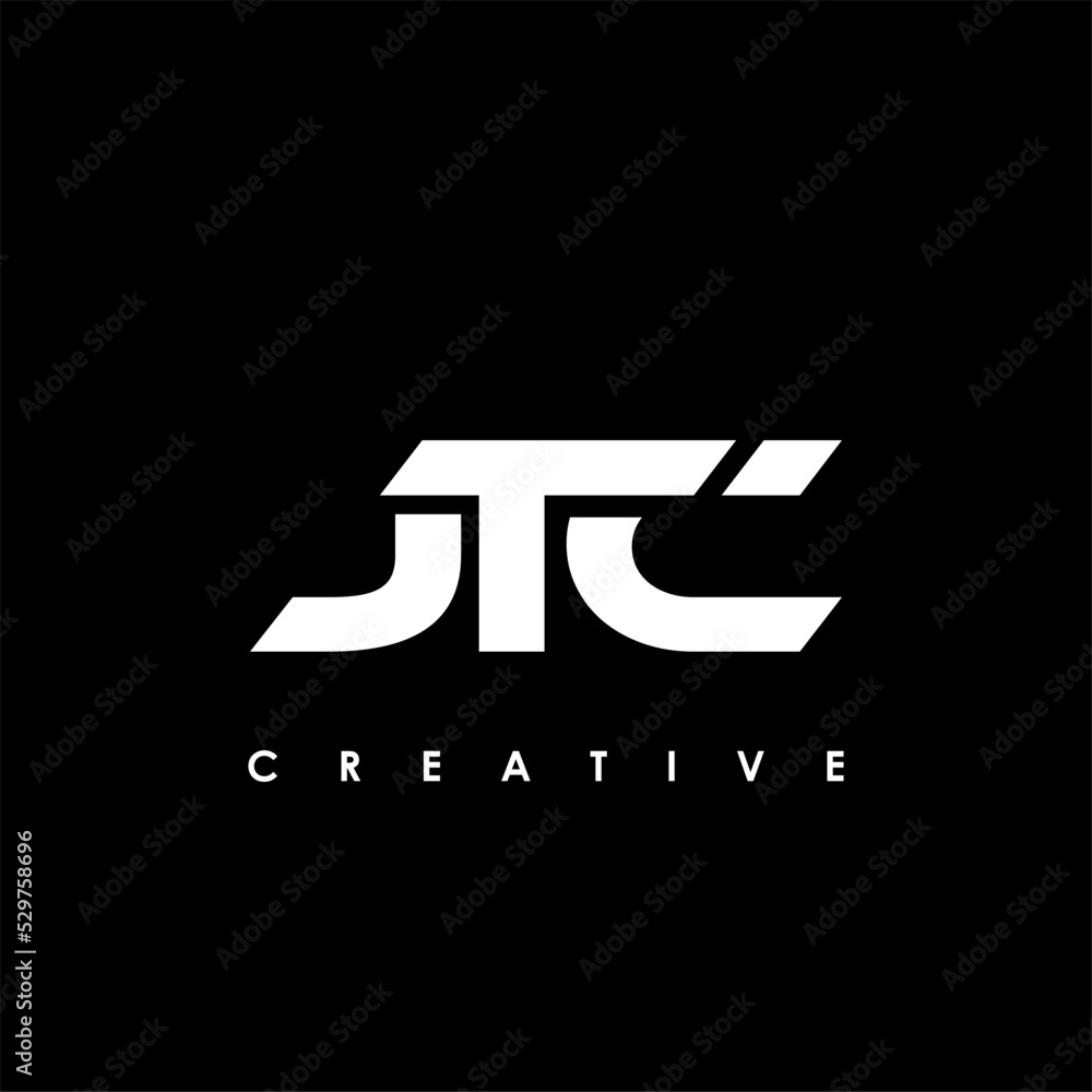 JTC Letter Initial Logo Design Template Vector Illustration Stock ...