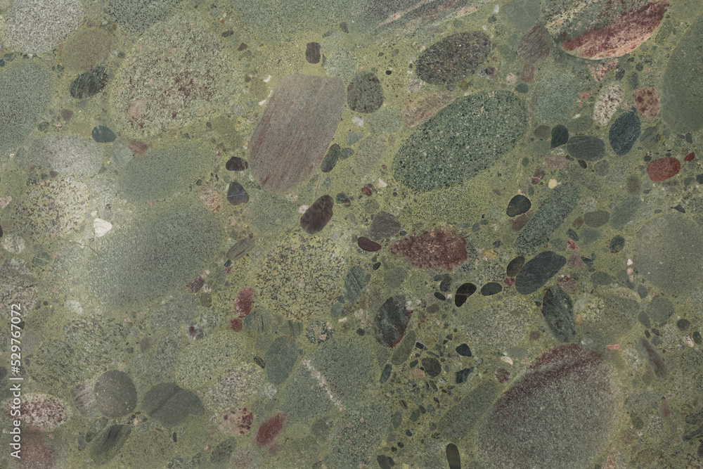 Twister Green natural granite stone texture, photo of slab. Soft matt ...