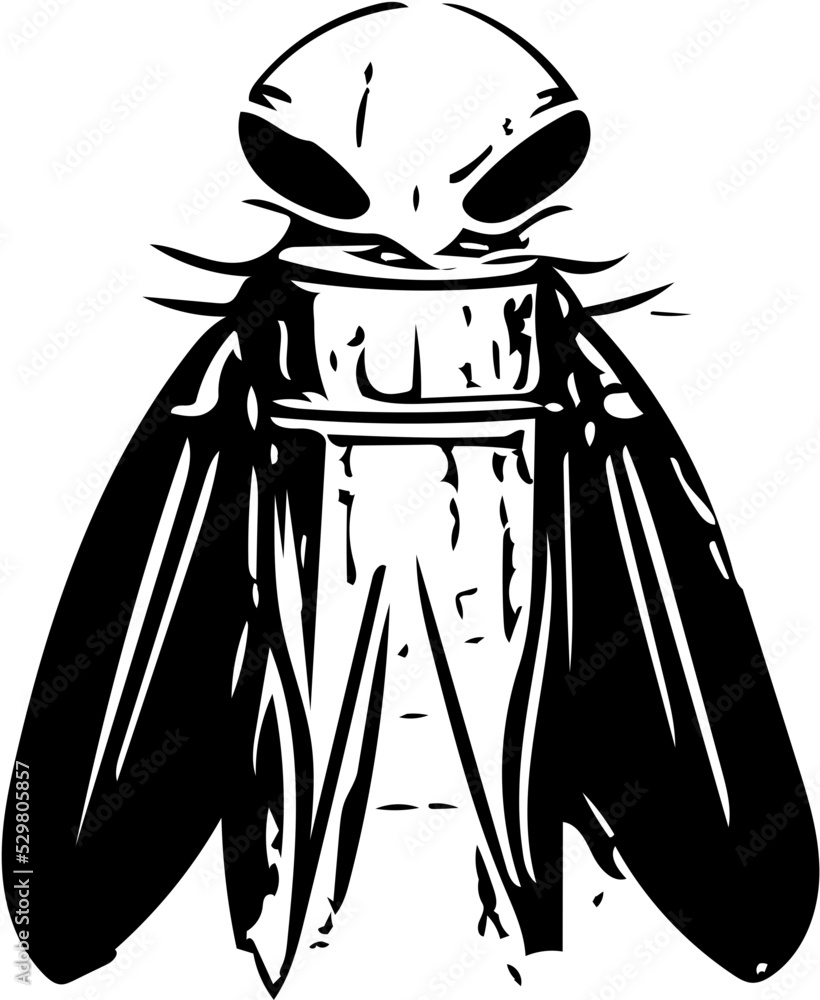 hand drawn illustration of a hand drawn sketch of an cockroach Stock ...