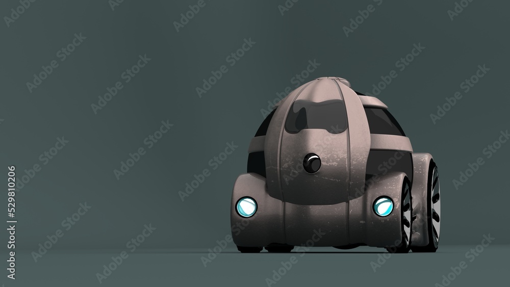 render, 3d model of a car for a game, cartoon Stock Illustration ...