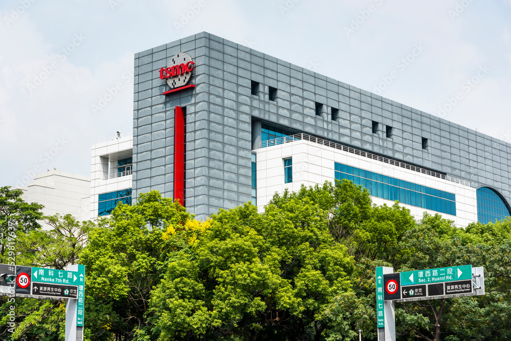 Tainan, Taiwan- September 30, 2021: Taiwan Semiconductor Manufacturing ...