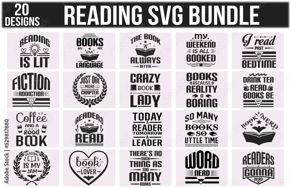 Reading svg bundle, Reading svg bundle, Reading svg, Reading svg design ...