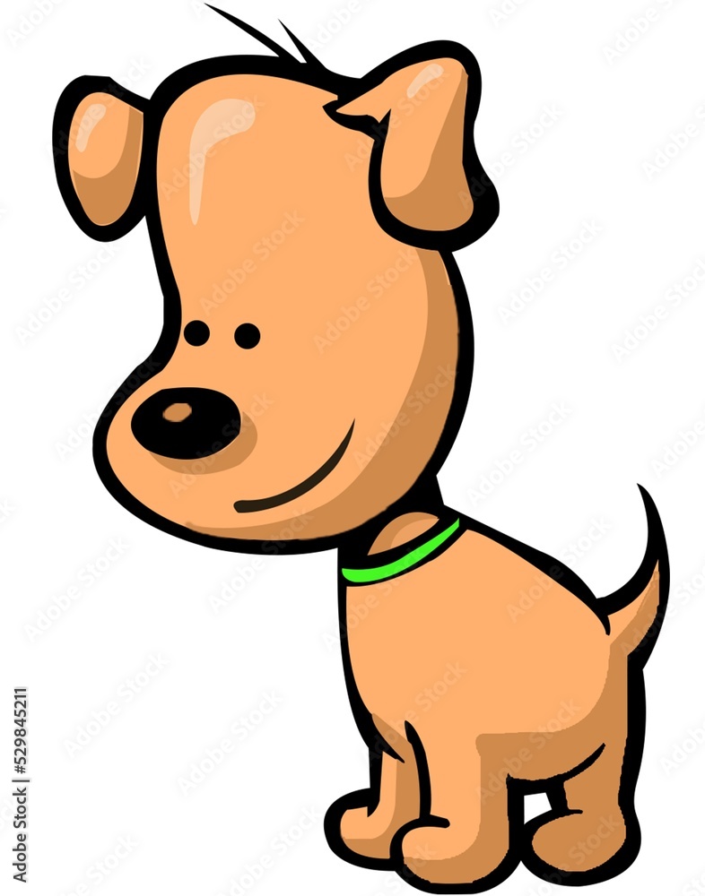 cartoon dog, Dog cartoon image Stock Illustration | Adobe Stock