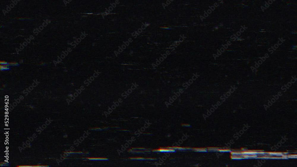 TV signal error, damaged video tape or VHS tape texture with random ...