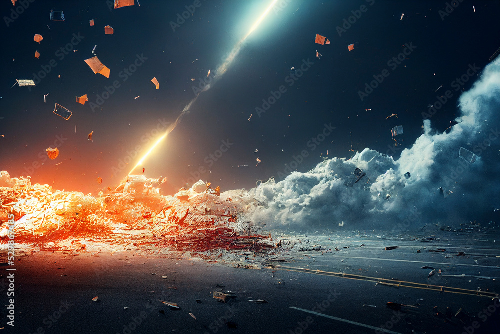 Rocks broke the isolated splash explosion.Effects when heroes fight. Objects used in front of ...