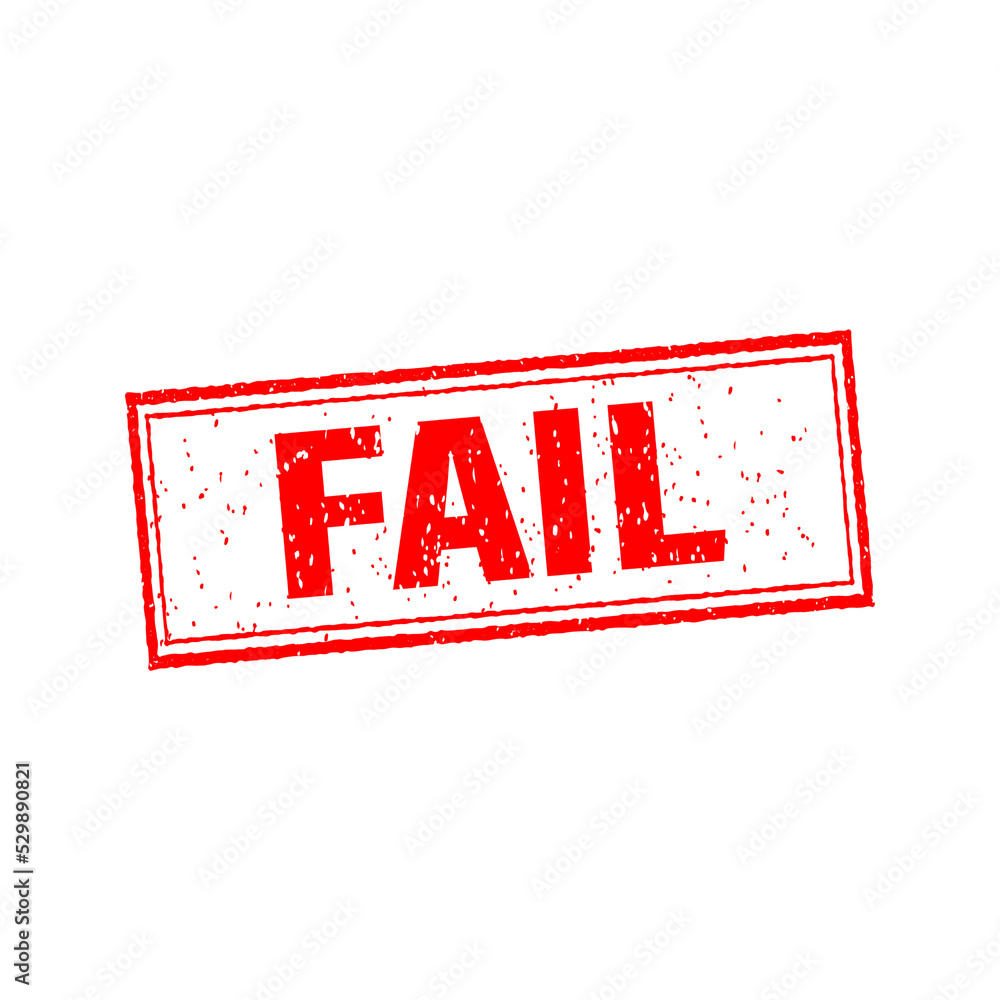 Vintage illustration with fail. Symbol, logo illustration. Vector ...