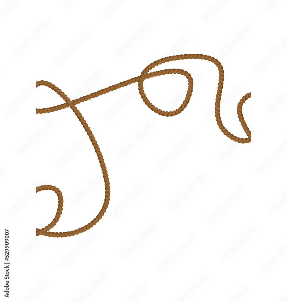 Realistic pattern with cord on white background. Cord, great design for ...