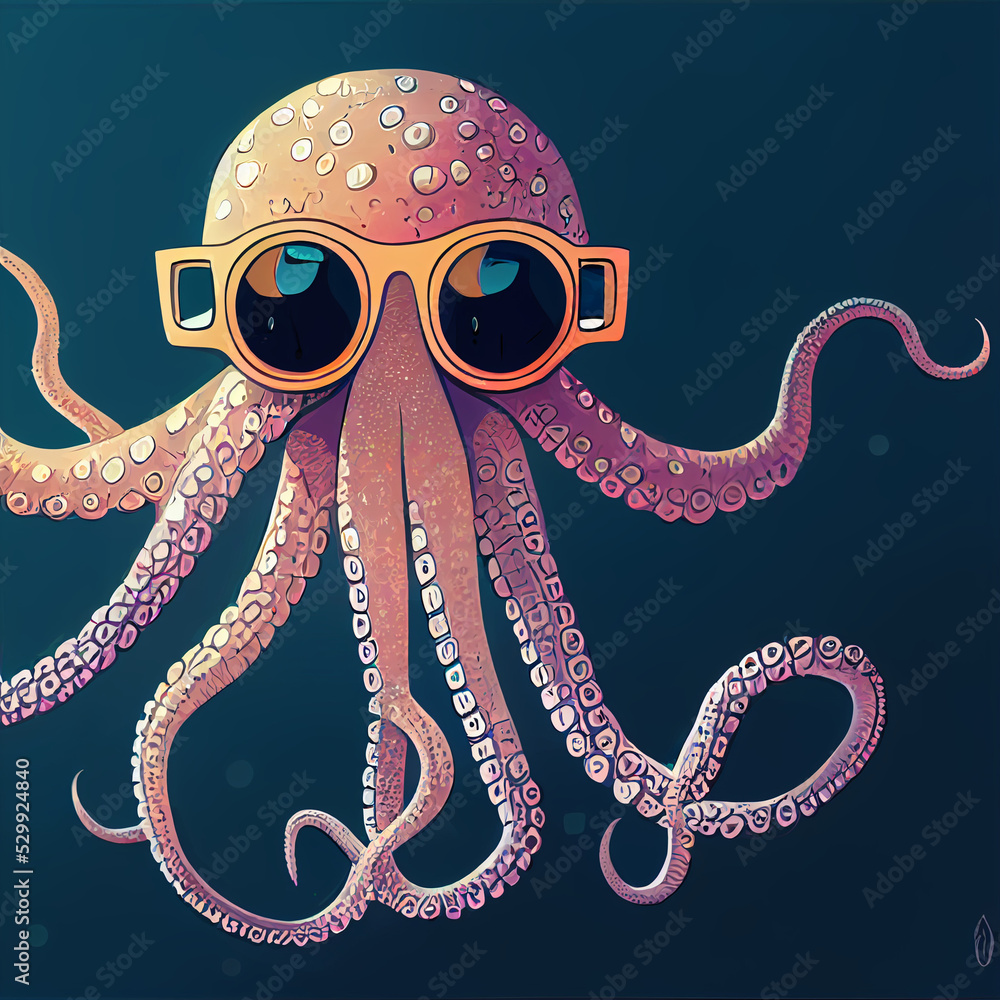 Octopus team, ready to explore and collaborate with a new life form ...