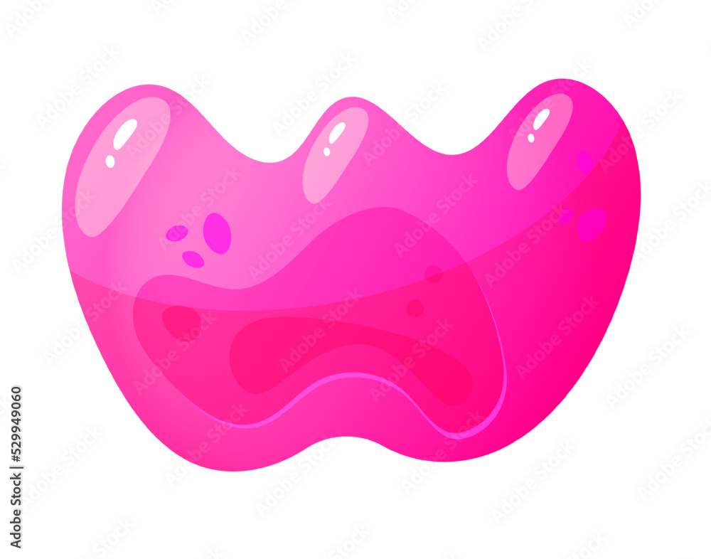 Jelly colorful alphabets, comic alphabet for children. Jelly bright ...