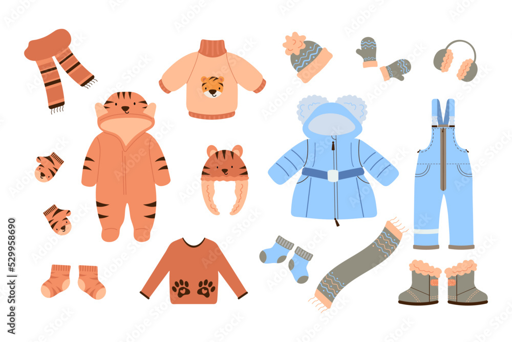 Cold Weather Clothes Clipart