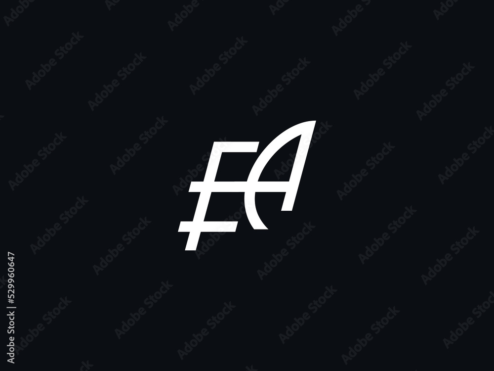 Initial EA Logo Image, Creative Ea ae Logo Letter Vector Black And ...