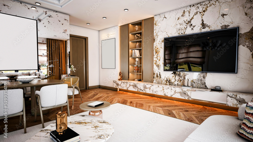 living room interior, modern living room, modern living room with ...