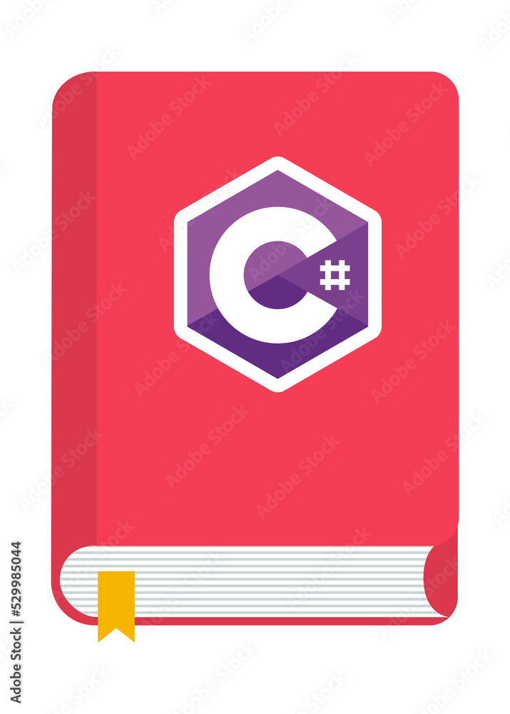 Icon of books about programming. A book on the C programming language ...