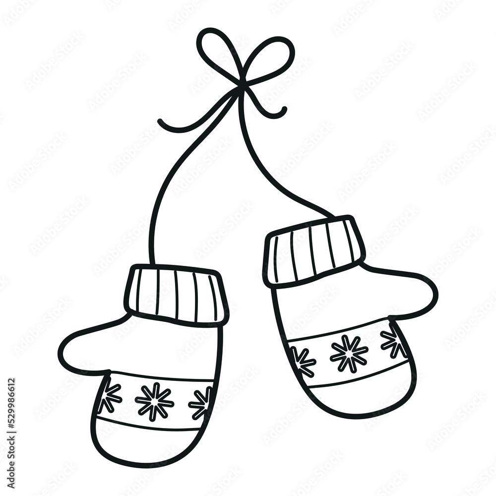 Black And White Winter Clipart
