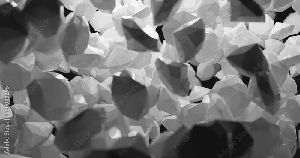 3d shapes floating in space made in blender Stock Illustration | Adobe ...