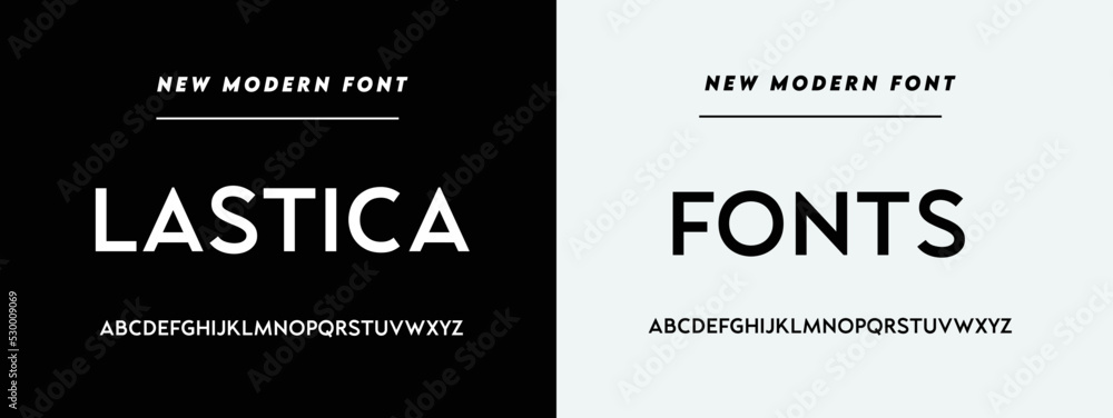 LASTICA tech vector font typeface unique font design. Typeface urban ...