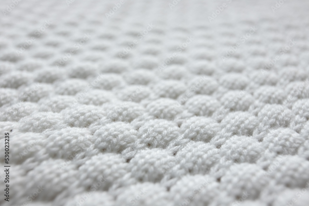 White Crochet Background