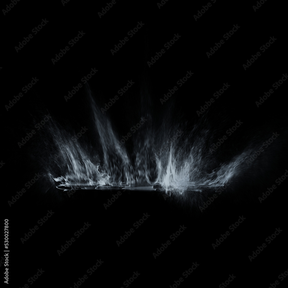 Water Splash / Spray Overlay on Black Background Stock Photo | Adobe Stock