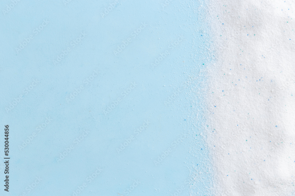Laundry detergents powder background. Laundry day mockup Stock-Foto ...