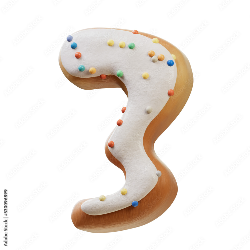 Transparent Backgrounds Mock-up.White Cream Donut font alphabet number ...