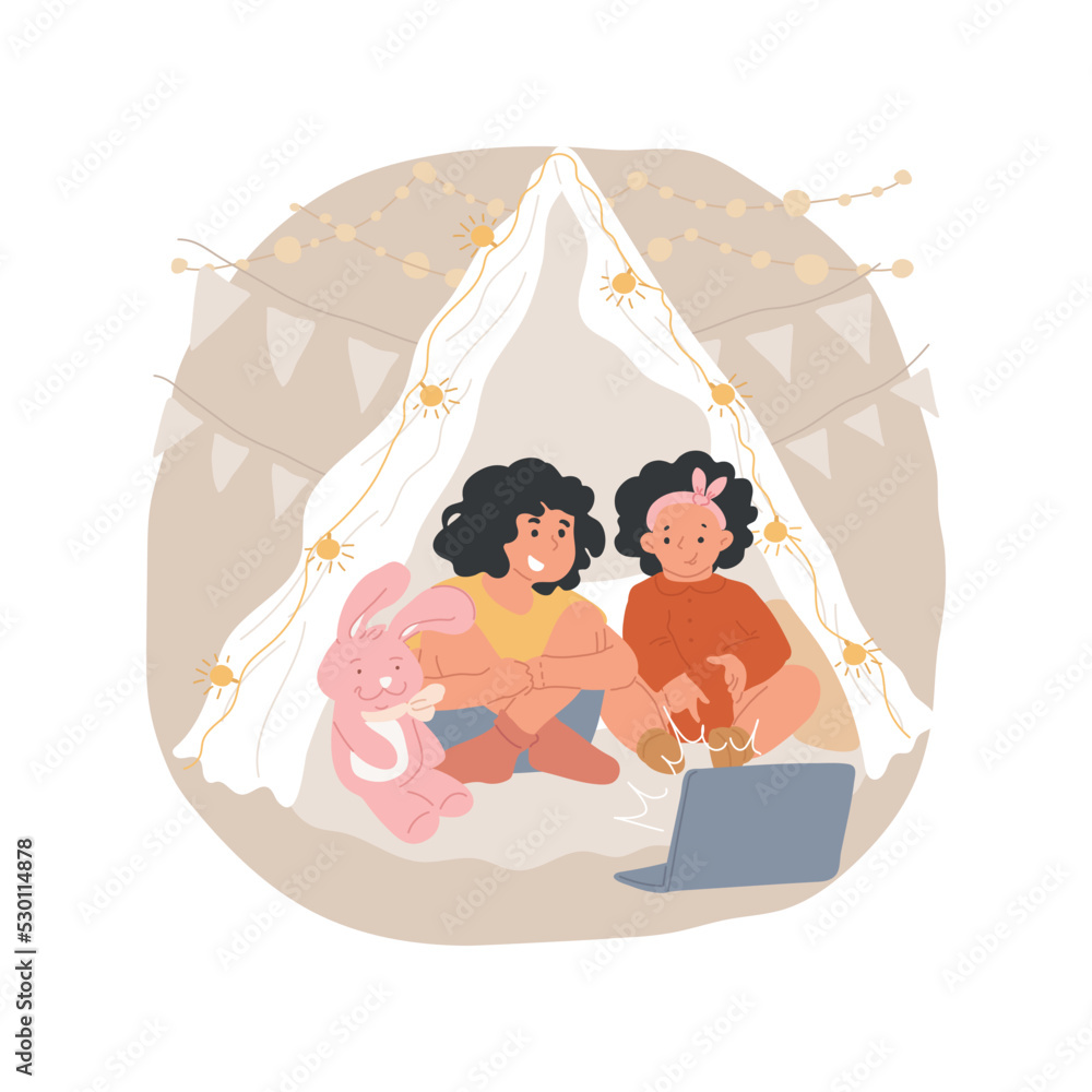 Boys Sleepover Cartoon