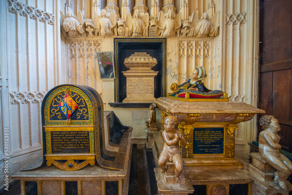 Inside Westminster Abbey Tombs