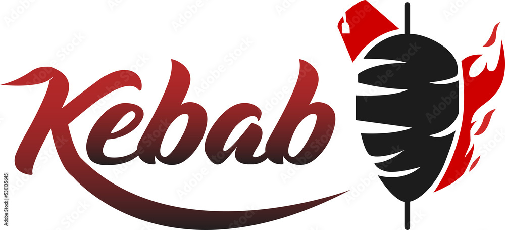 Doner kebab logo for restaurants and markets. Suitable for websites ...