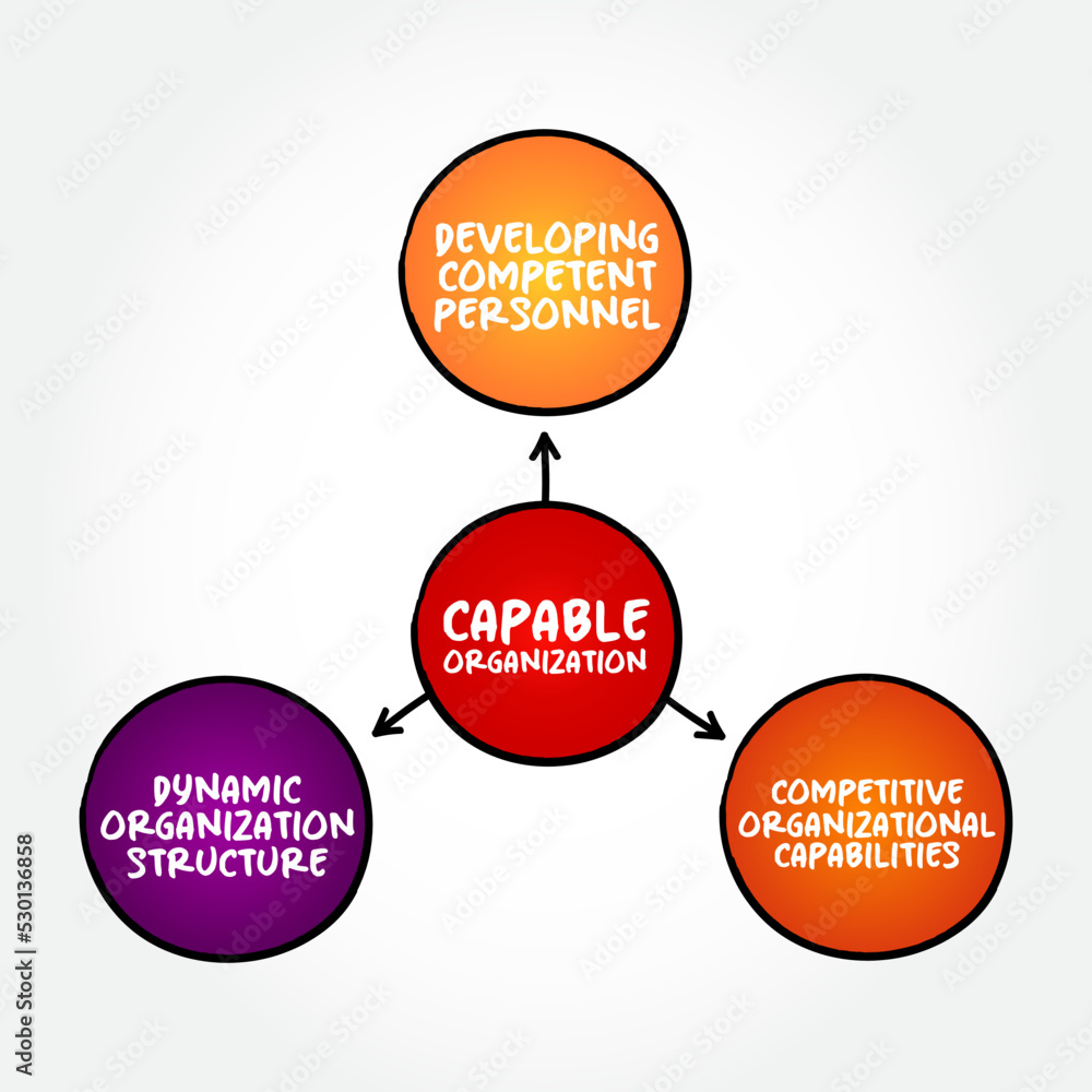 Capable Organization - includes putting together a strong management ...