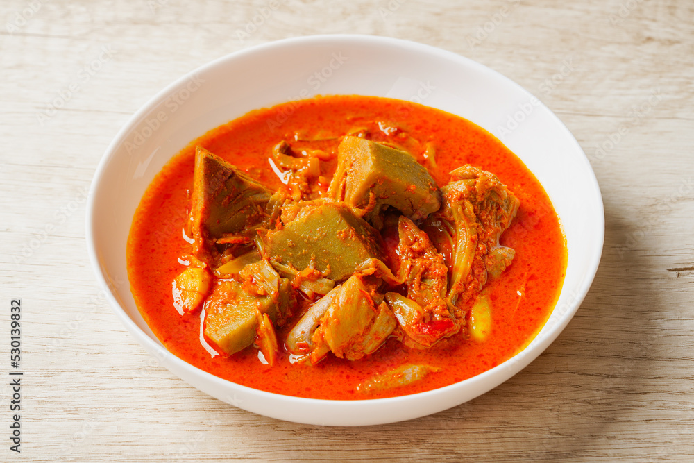 jackfruit curry (Indonesia : Gulai Nangka ) is an Indonesian ...