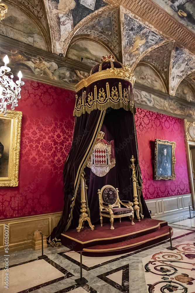 Prince's Palace of Monaco, official residence of Prince of Monaco ...