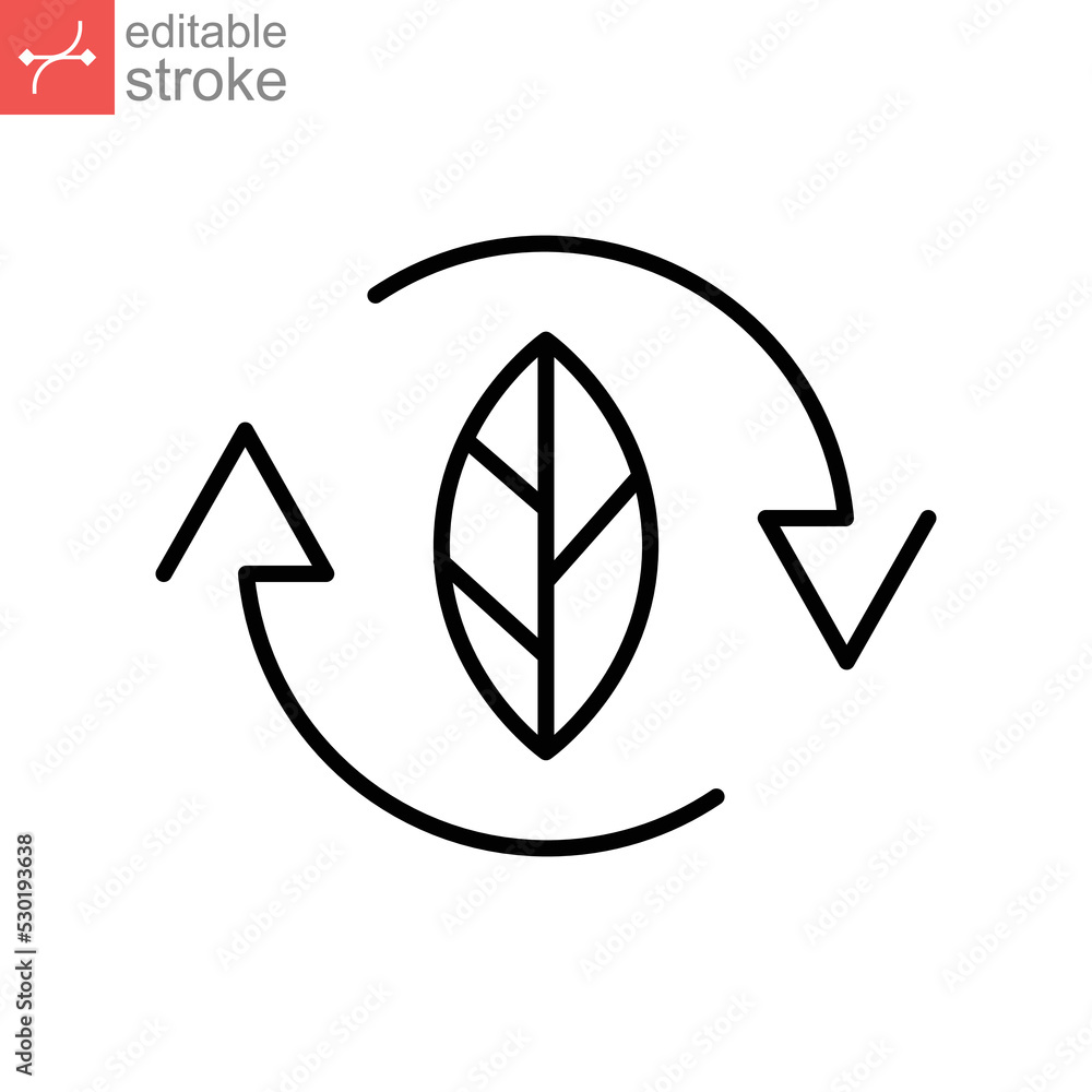 Organic recycle icon. Eco care product symbol. reusable environmental ...