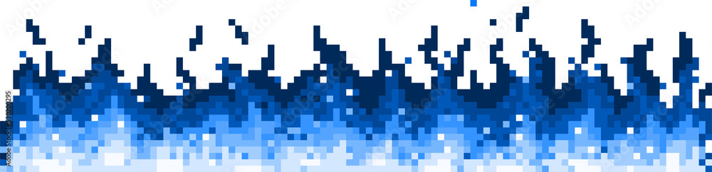 Animated fireball blaze of burning fire, pixel art Stock Illustration ...