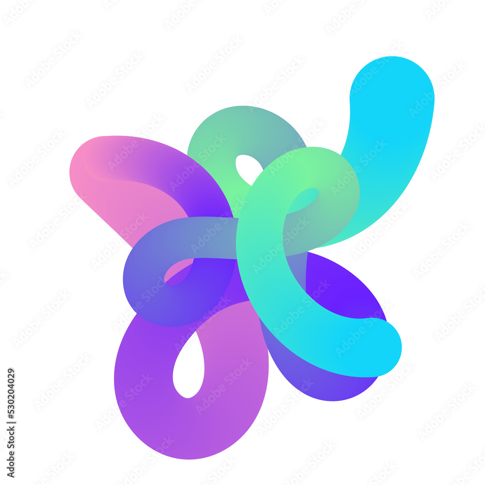 3d fluid shape PNG, 3D blend shapes Fluid Like Shape Clipart Stock ...