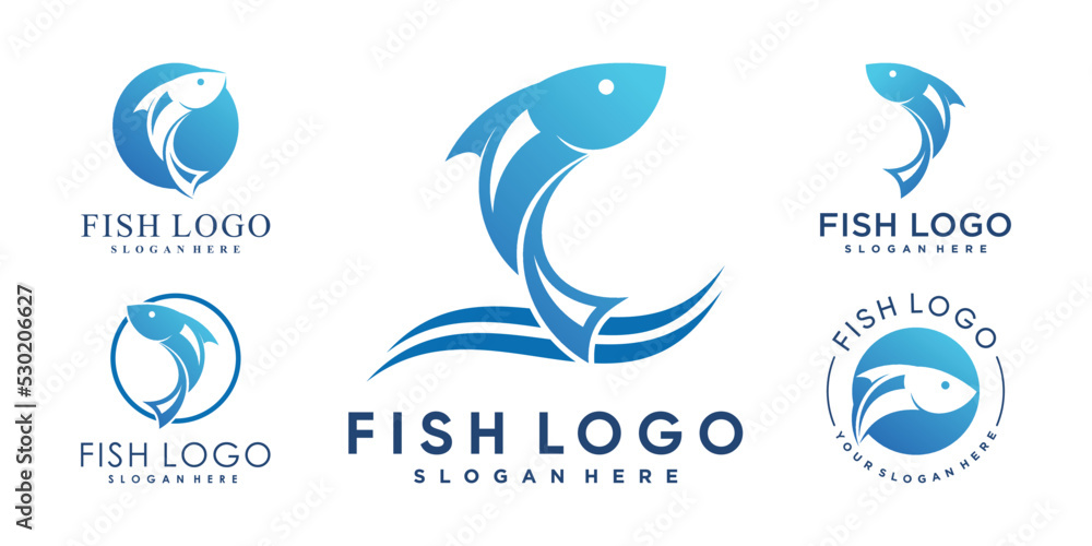 Creative Fish Logo Design