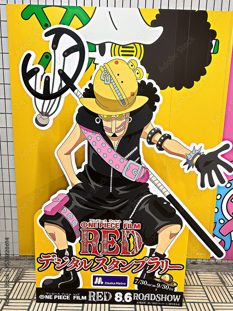 Osaka, Japan - Sep 6, 2022 : Photo of Usopp from ONE PIECE FILM RED ...