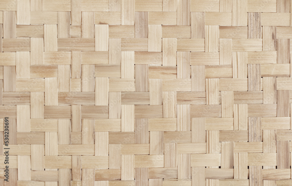 Old bamboo weaving pattern, woven rattan mat texture for background and ...