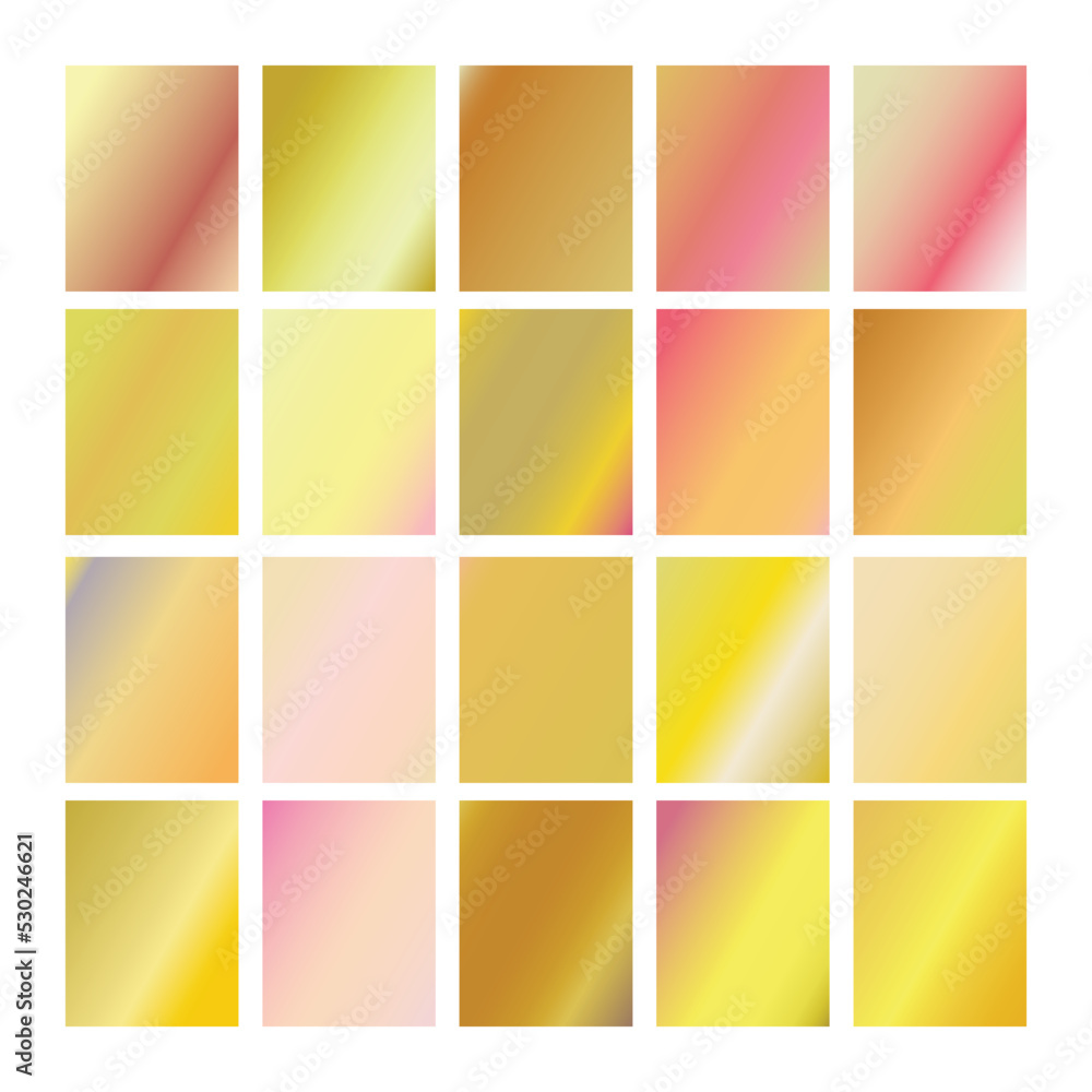 Mobile screen lock display collection of colorful backgrounds in trendy ...