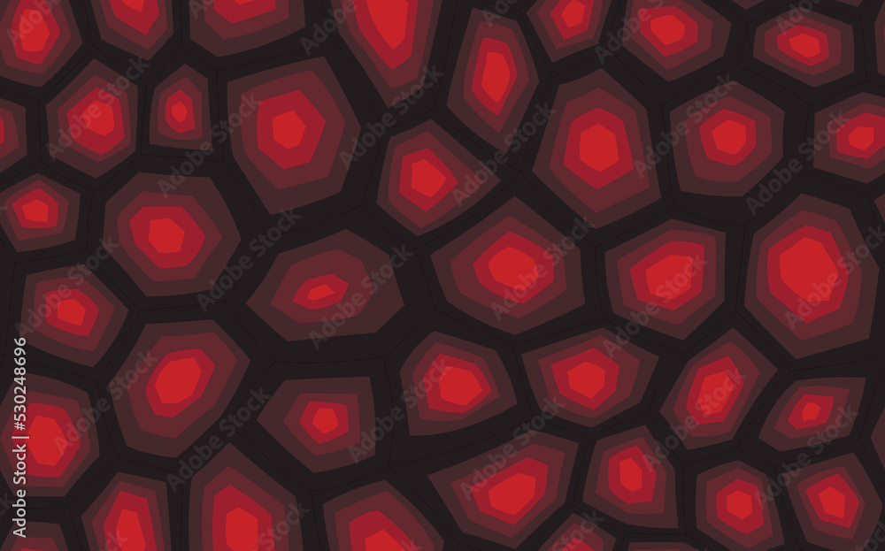 Abstract modern turtle shell seamless pattern. Animals trendy ...