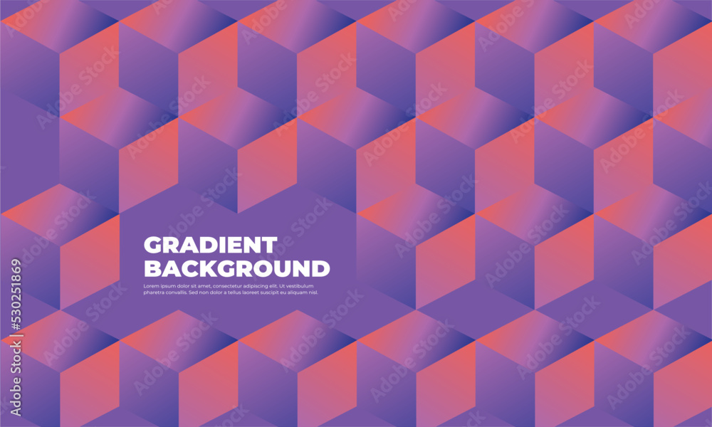 Abstract Colorful gradient geometric background. Modern background ...