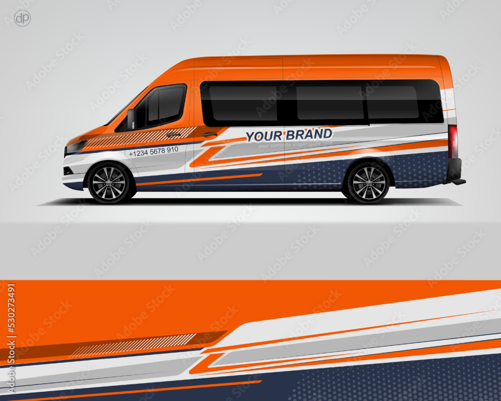 Van Wrap Design modern eye catching ready use. place your logo ...
