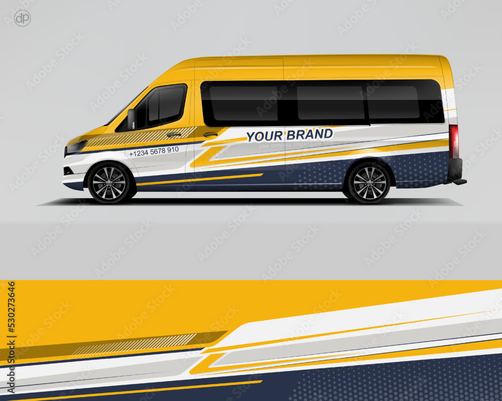 Van Wrap Design modern eye catching ready use. place your logo ...