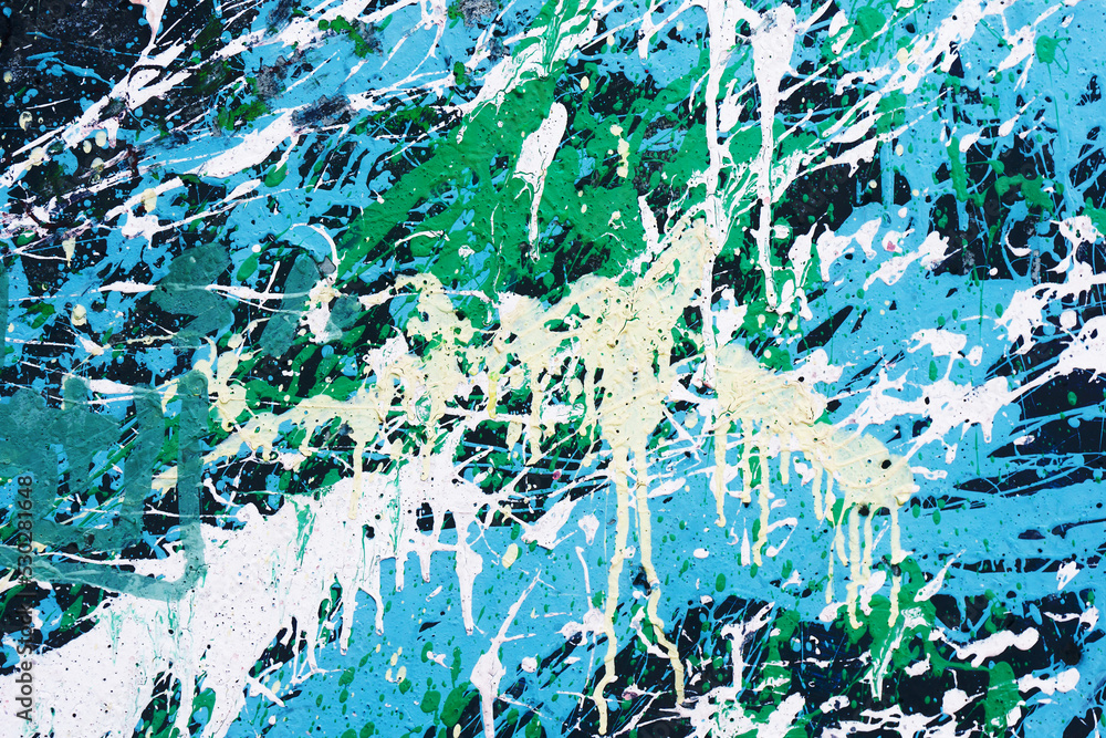 Paint splash texture. Graffiti background. Spray pattern. Black paint ...